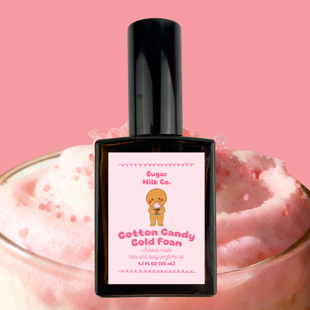 Cotton Candy Cold Foam Perfume Oil – Sugar Milk Co.