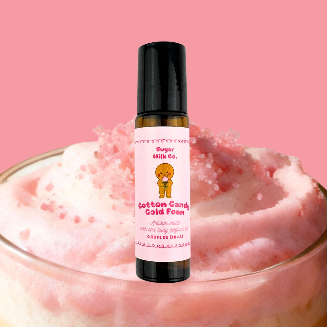 Cotton Candy Cold Foam Perfume Oil – Sugar Milk Co.